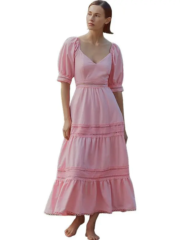 Peixoto Isabella Midi Dress - Pink