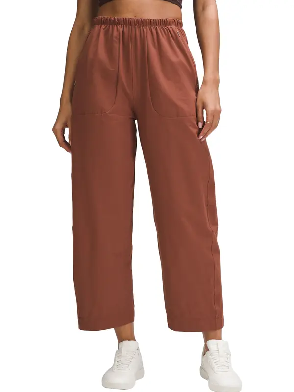 Lululemon Lightweight Mid-rise Barrel-leg Cropped Pant - Ancient Copper