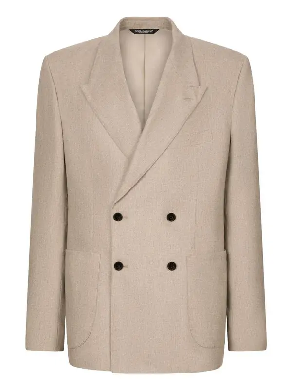 Dolce & Gabbana Double-breasted Blazer - Neutrals
