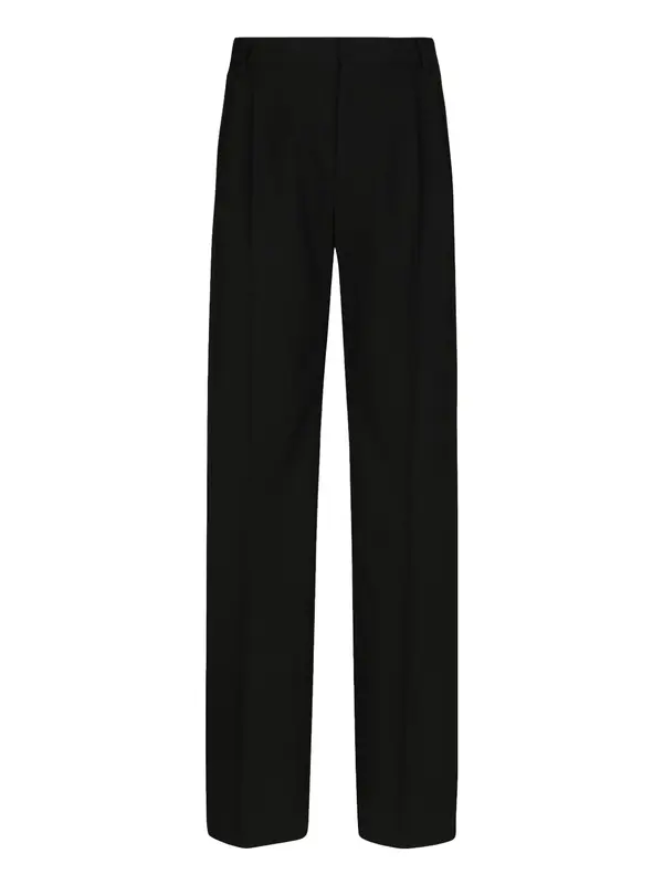Dolce & Gabbana Wide-leg Trousers - Black