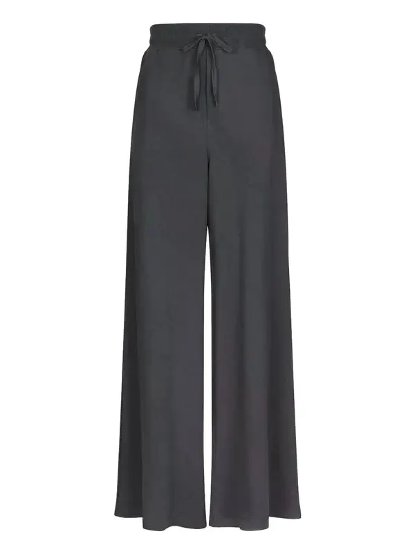 Dolce & Gabbana Wide-leg Cotton Track Pants - Grey