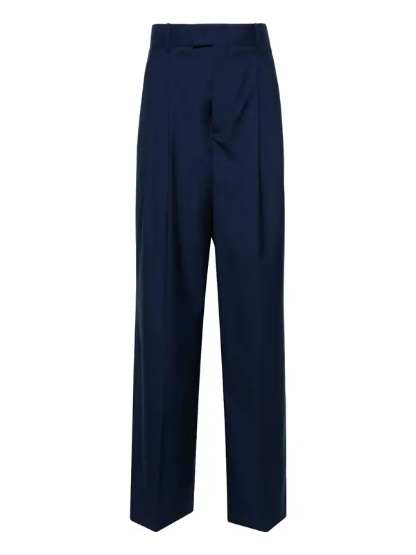 ARMARIUM Giorgia Tailored Wool Trousers - Blue