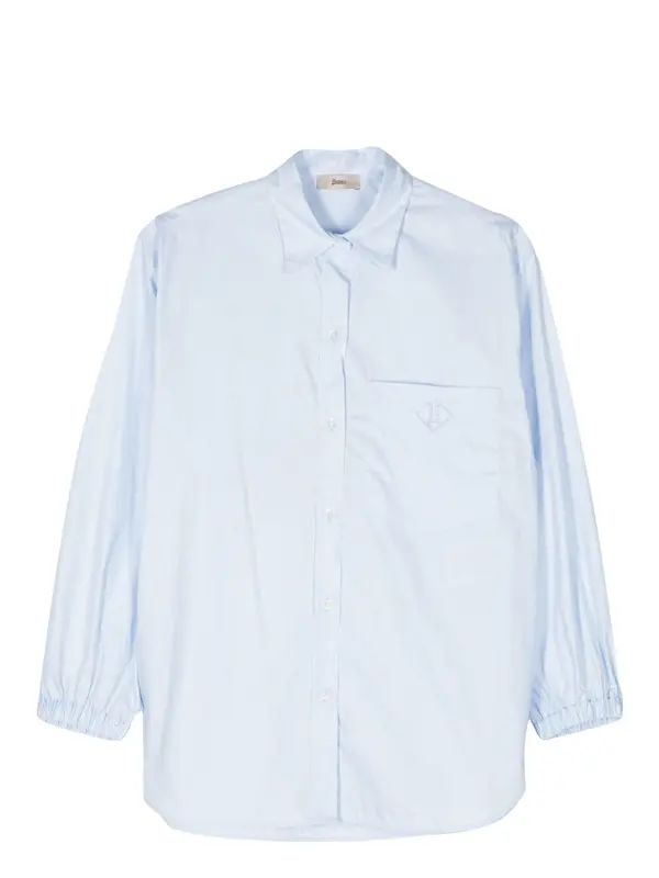 Herno 3/4-sleeve Shirt - Blue