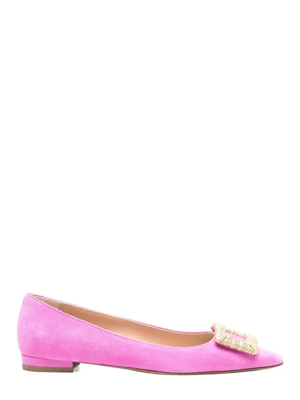 Roberto Festa Suede Ballerina Shoes - Pink