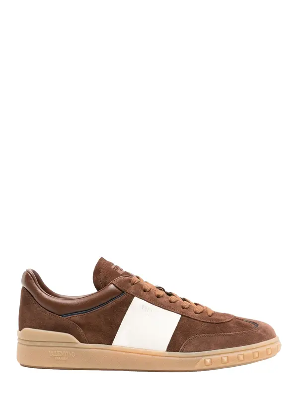Valentino Garavani Upvillage Suede Sneakers - Brown