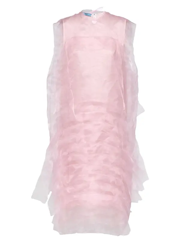 Prada Technical Voile Dress - Pink