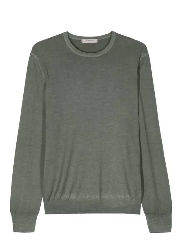 FILERIA Fine-knit Jumper - Green