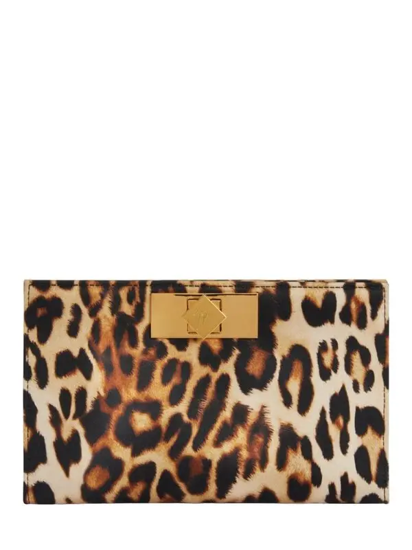 GIUSEPPE ZANOTTI Annhita Clutch - Brown