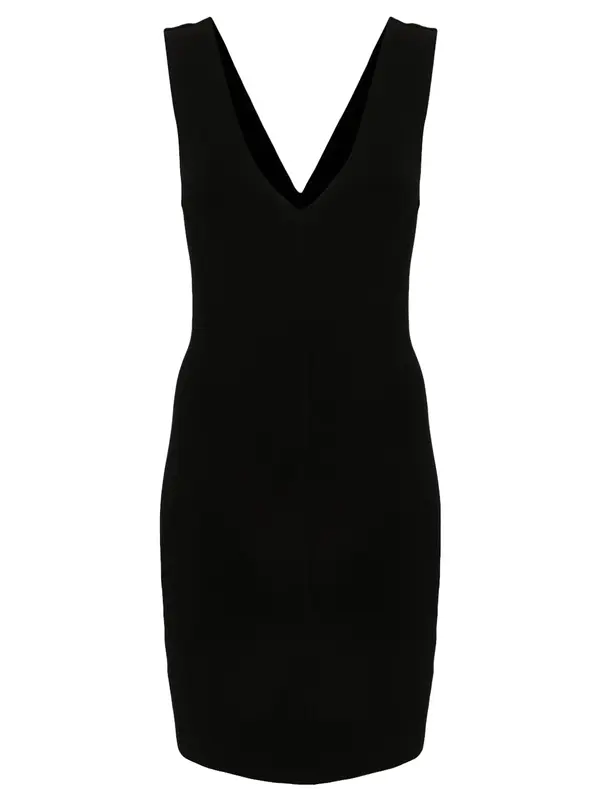 Rick Owens Stretch Knit Tank Dress - Black