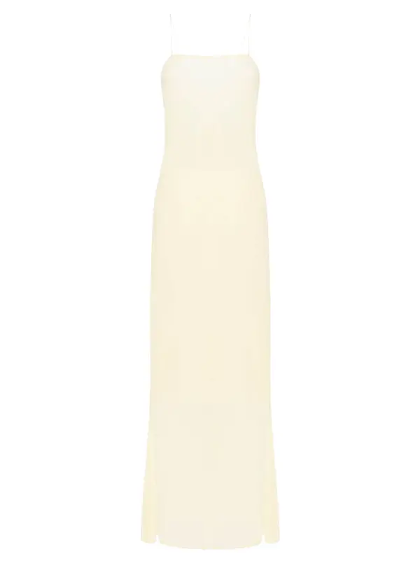 Jacquemus La Robe Brezza Slip Dress - Yellow