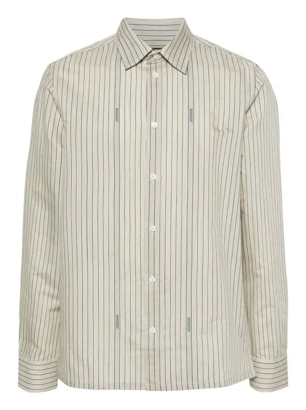 Jacquemus La Chemise De Costume Shirt - Green