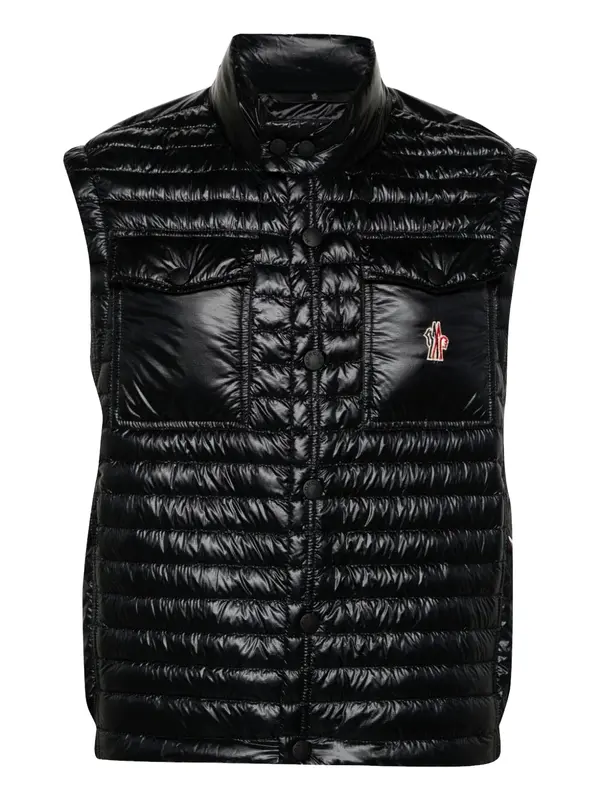 Moncler Ollon Down-feather Padded Gilet - Black