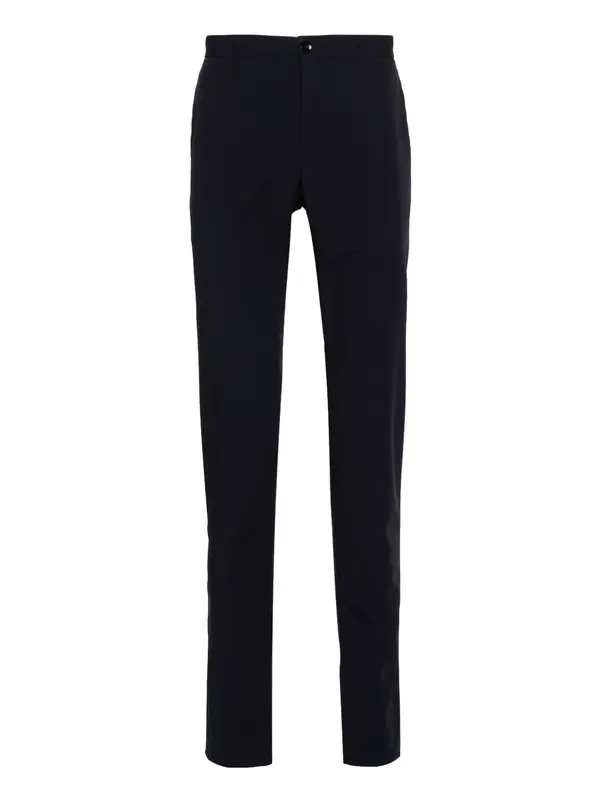 Incotex Mid-waist Slim-fit Trousers - Blue