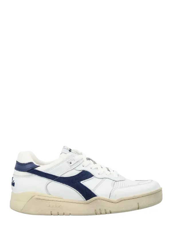 DIADORA Panelled Leather Sneakers - White