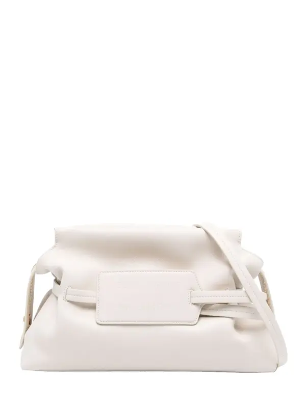 Off-White Zip Tie Clutch - Neutrals