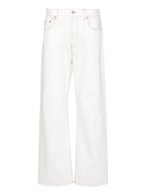 Jacquemus Le De Nîmes Droit Jeans - White