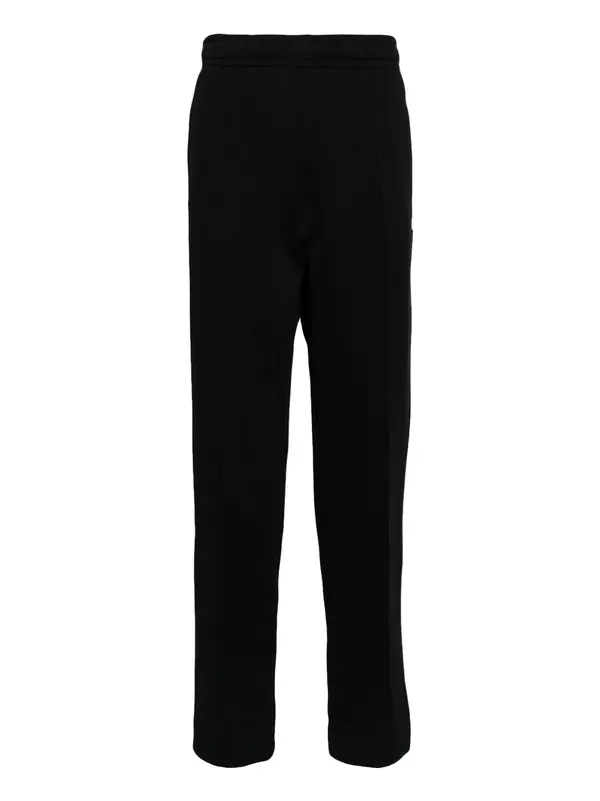 Lacoste Crocodile-appliqué Track Pants - Black