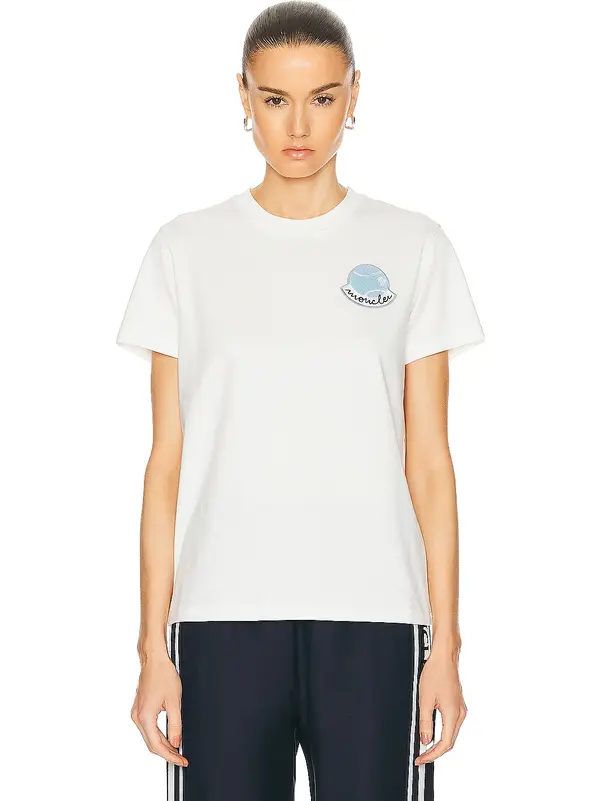 Moncler Circle Logo T-shirt - White