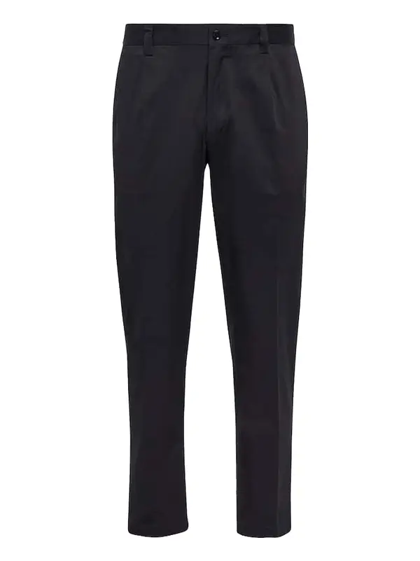 Dolce & Gabbana Cotton-blend Suit Trousers - Blue