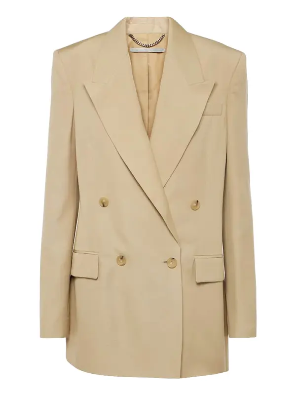 Stella McCartney Double-breasted Blazer - Beige