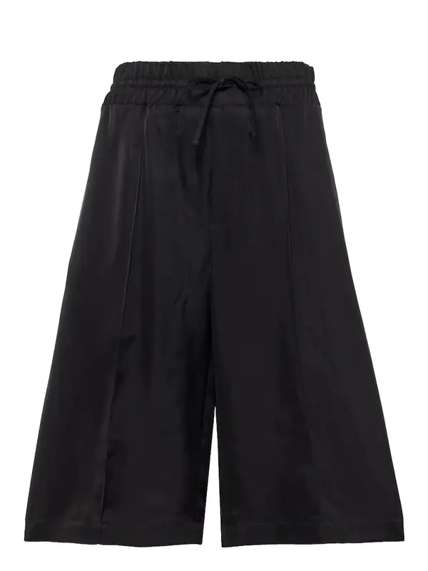 JIL SANDER High-rise Culottes - Black
