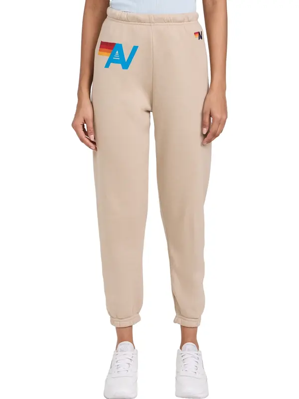 Aviator Nation Logo Sweatpants - Sand