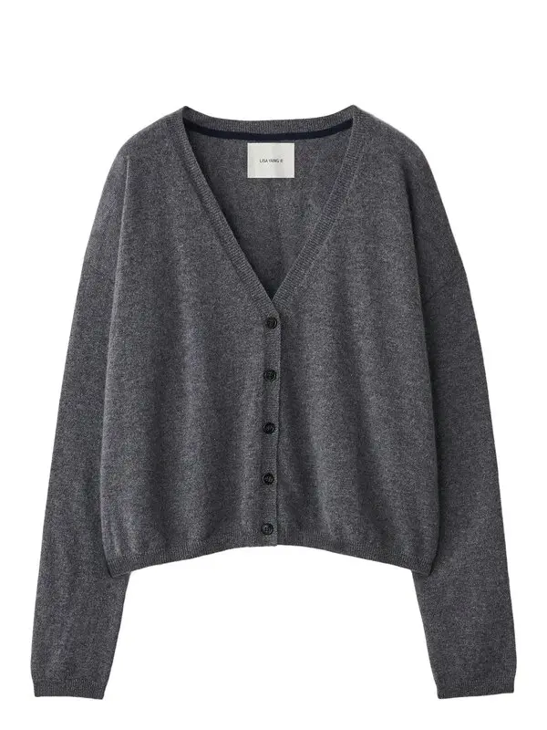 LISA YANG The Abby Cashmere Cardigan - Graphite