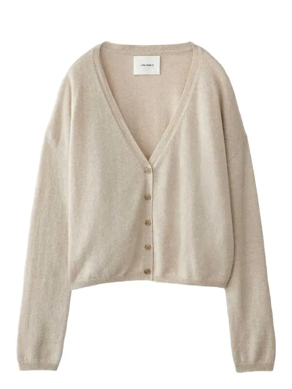 LISA YANG The Abby Cashmere Cardigan - Sand