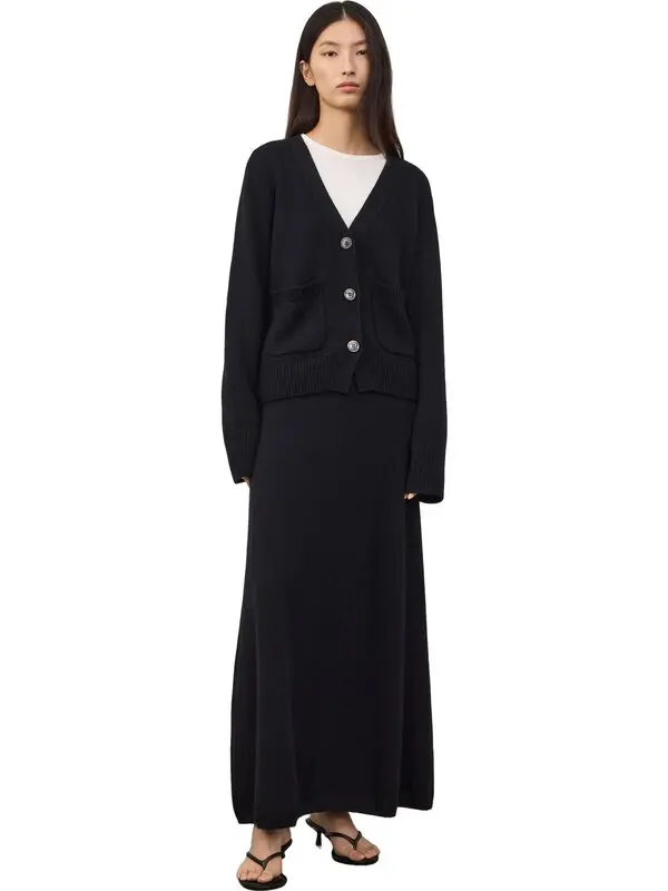 LISA YANG The Danni Cashmere Cardigan - Black