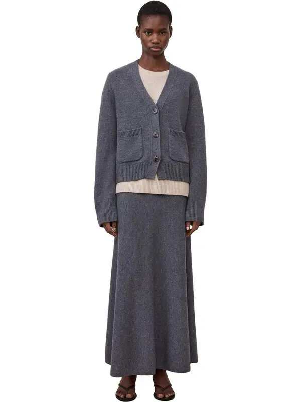 LISA YANG The Danni Cashmere Cardigan - Graphite