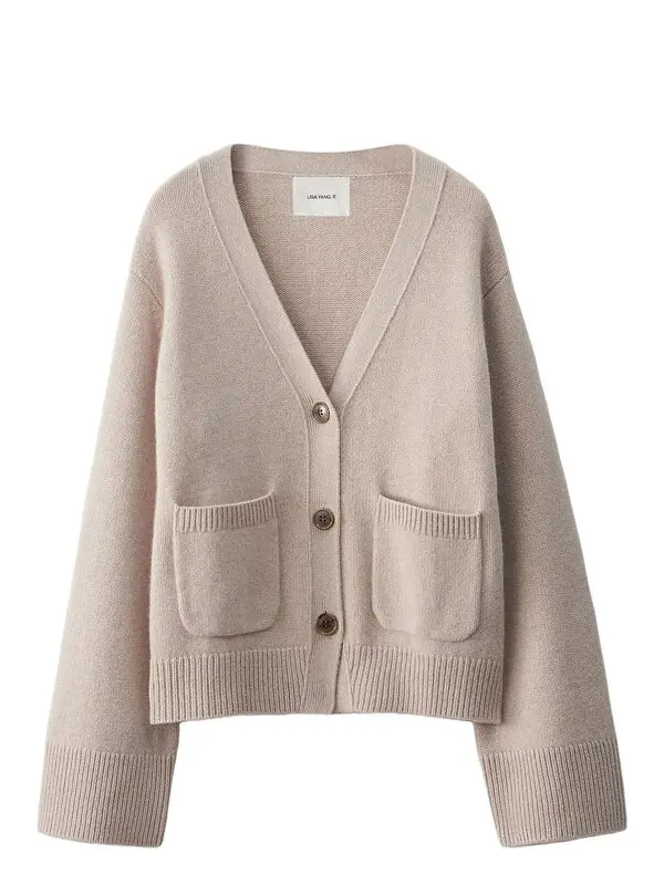 LISA YANG The Danni Cashmere Cardigan - Sand