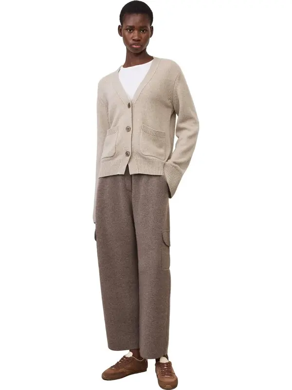 LISA YANG The Danni Cashmere Cardigan - Sand