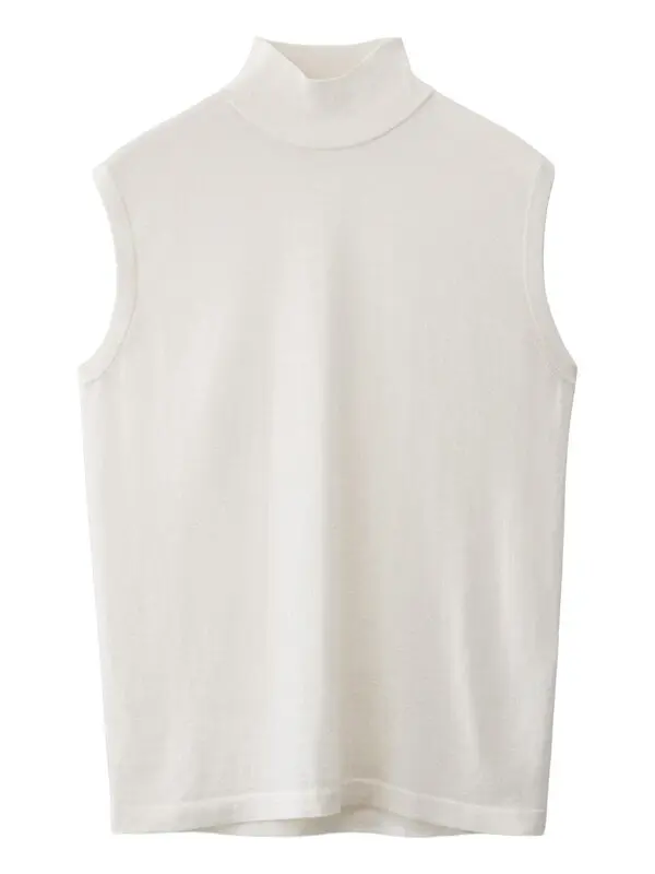 LISA YANG Lucy Cashmere Vest - Ivory