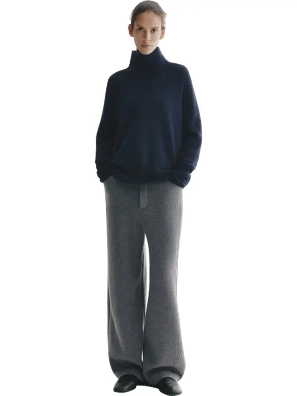 LISA YANG The Heidi Sweater - Navy