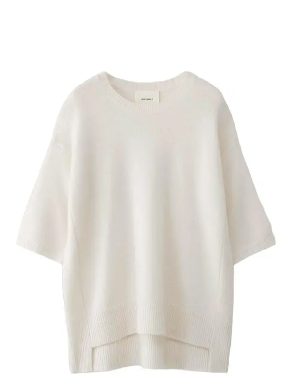 LISA YANG STORE Camille Heavy Knit Cashmere Sweater - Cream