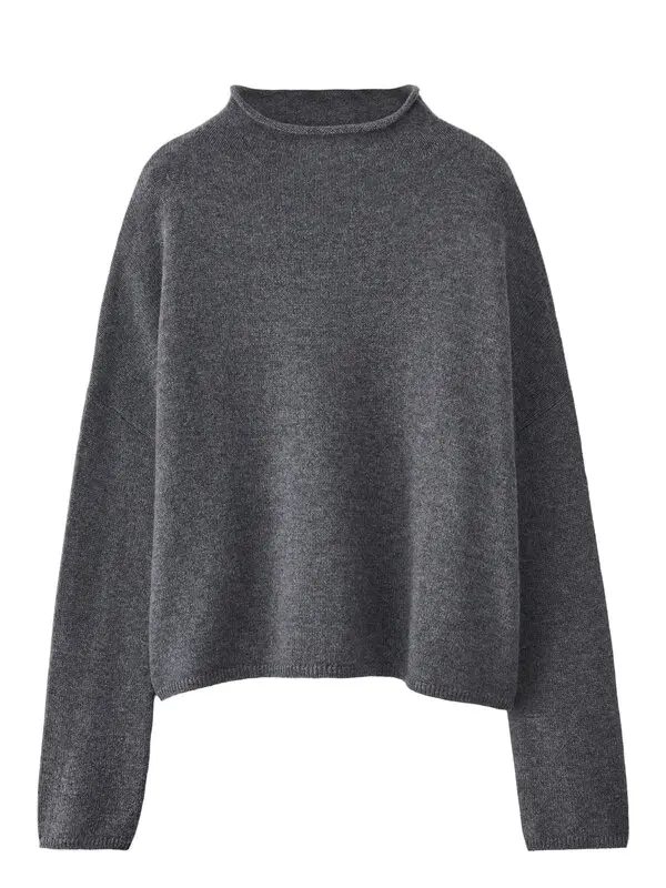 LISA YANG Sandy Cashmere Sweater - Graphite