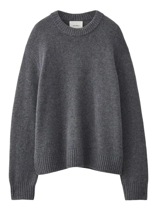 LISA YANG STORE Kristian Cashmere Sweater - Graphite