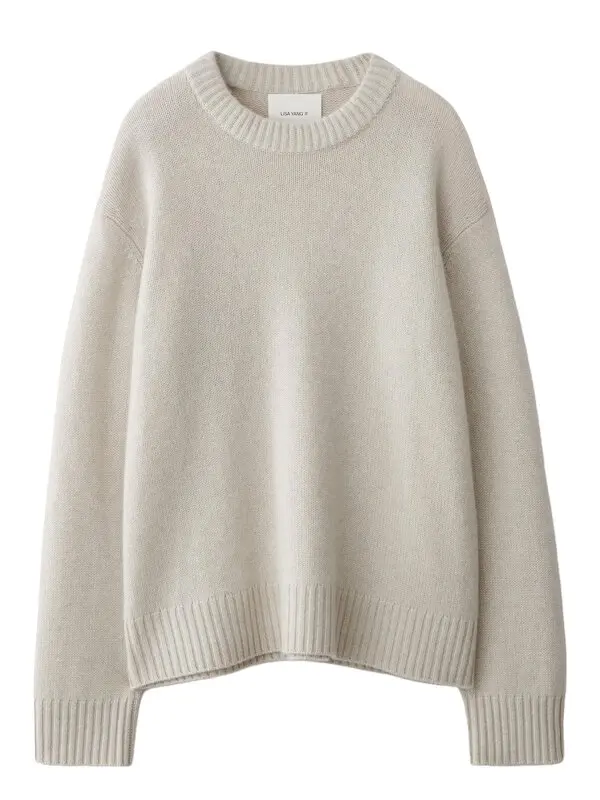 LISA YANG STORE Kristian Cashmere Sweater - Oyster