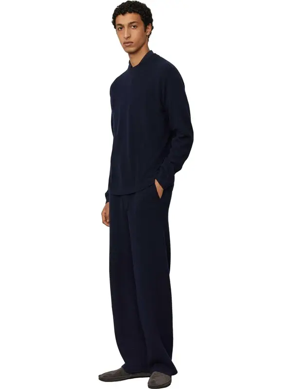 LISA YANG The Mason Sweater - Navy