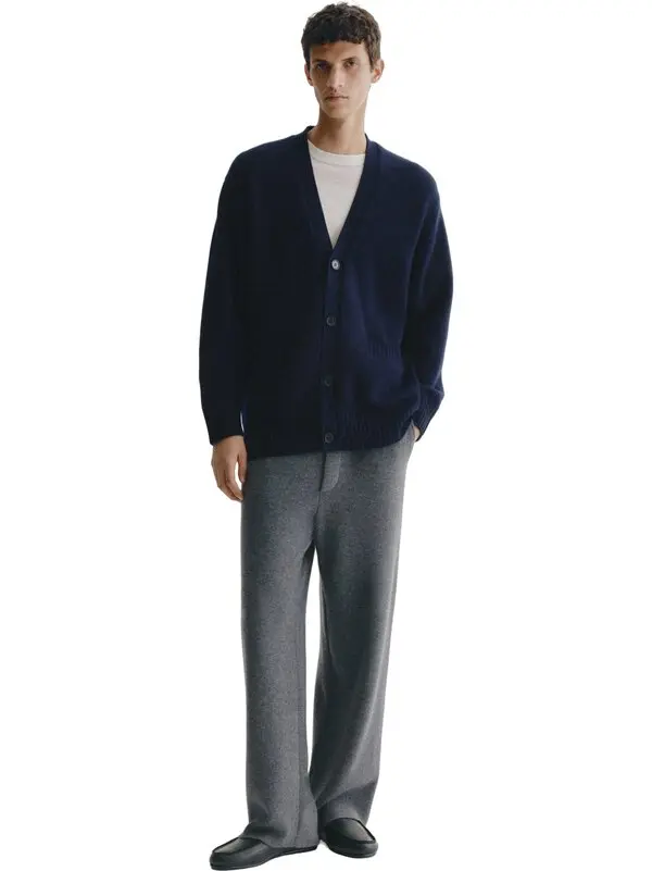 LISA YANG The Wilson Cashmere Cardigan - Navy