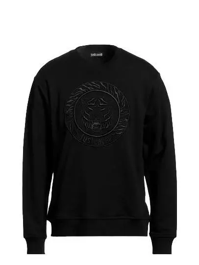 Just Cavalli Cotton Sweatshirt - Black