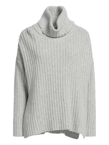 European Culture Turtleneck Size Wool, Viscose, Polyamide, Cashmere - Grey