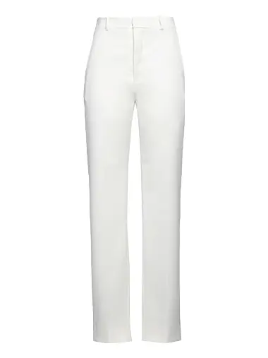 ANN DEMEULEMEESTER Straight Leg Pants - White