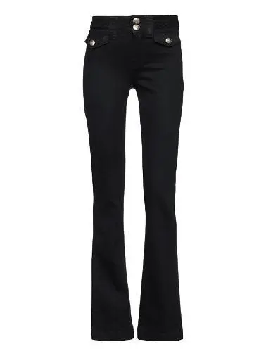 Blumarine Denim Flared Leg Jeans - Black