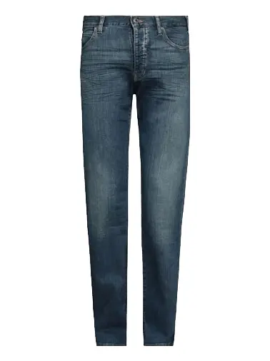 Emporio Armani Jeans In Cotton And Elastane - Blue