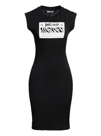 Just Cavalli Mini T-shirt Dress - Black