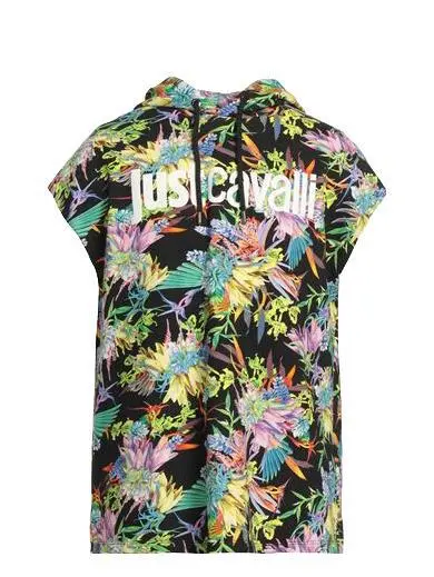 Just Cavalli Floral Print Sweatshirt - Black