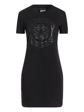 Just Cavalli Mini T-shirt Dress - Black