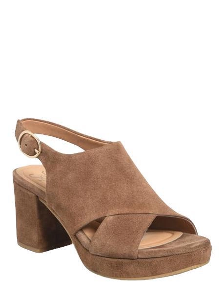 SOFFT Liv Slingback Platform Sandal - Light Brown