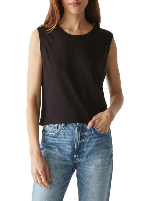 Michael Stars Johnnie Crewneck Tank - Black